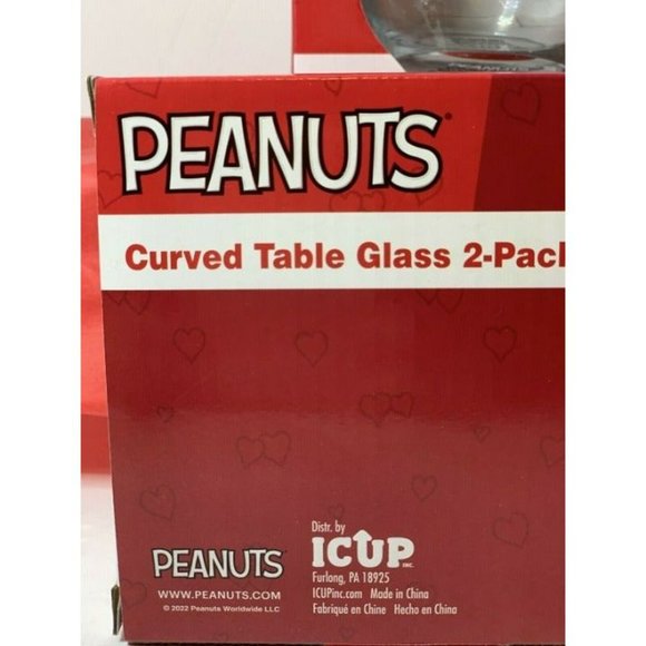 Peanuts | Kitchen | Peanuts Snoopy Valentines Day Love Set 2 Curved ...